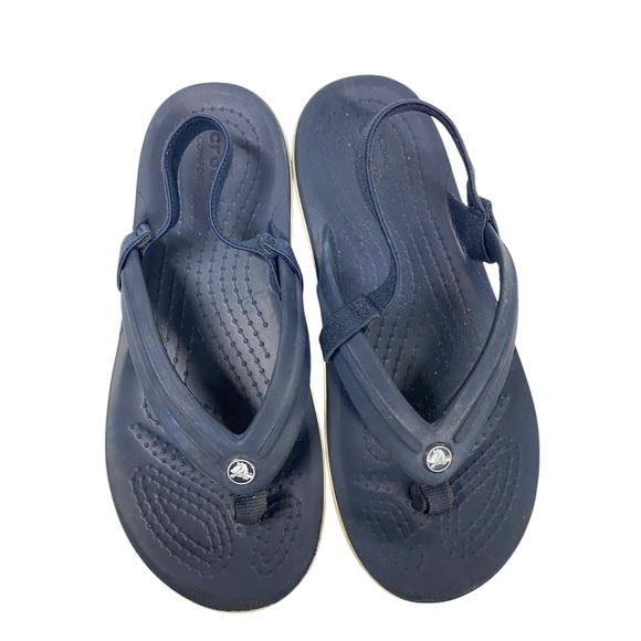 CROCS | Shoes | Crocs Kids Blue Sandals With Molded Construction And ...